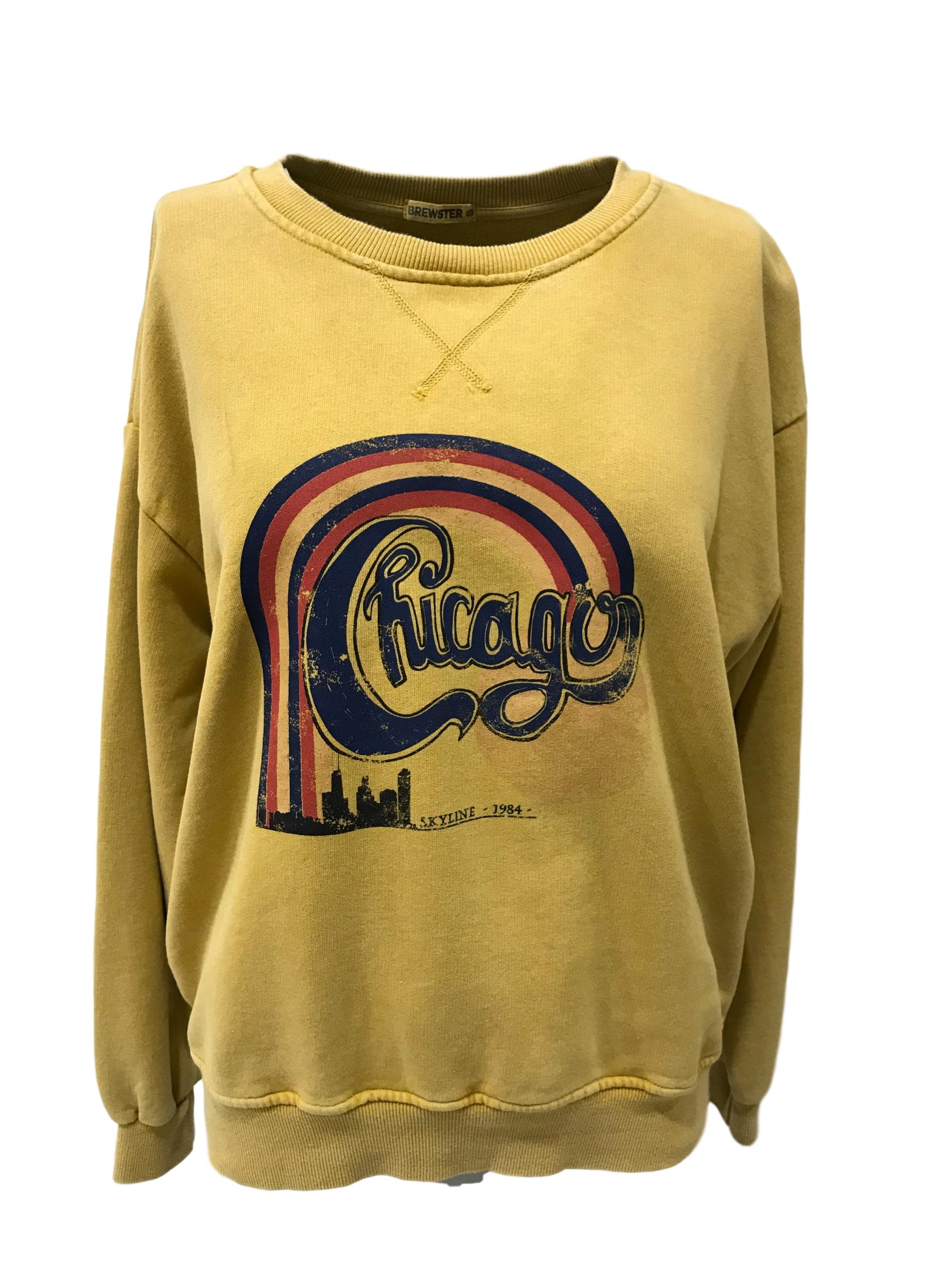 Sweat soho chicago mustard brewster - mode femme collection hiver 2020 ...