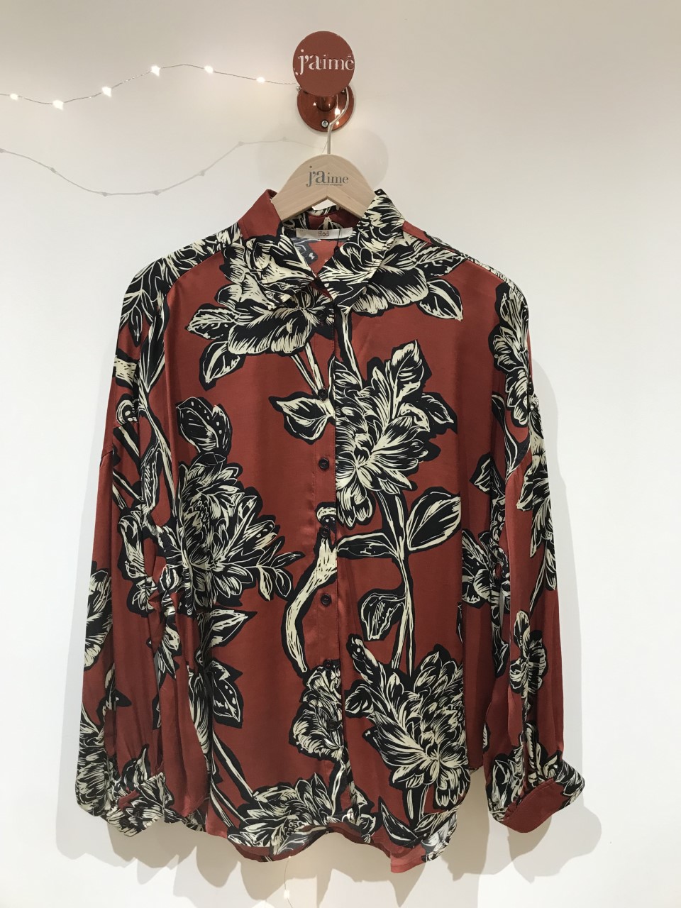 chemise kelly - bordeaux print hod paris - mode femme collection ...